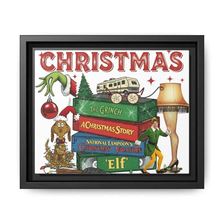 Retro Chr.ist.mas Movie Characters Poster Size 24''x36''-The Future Box ...