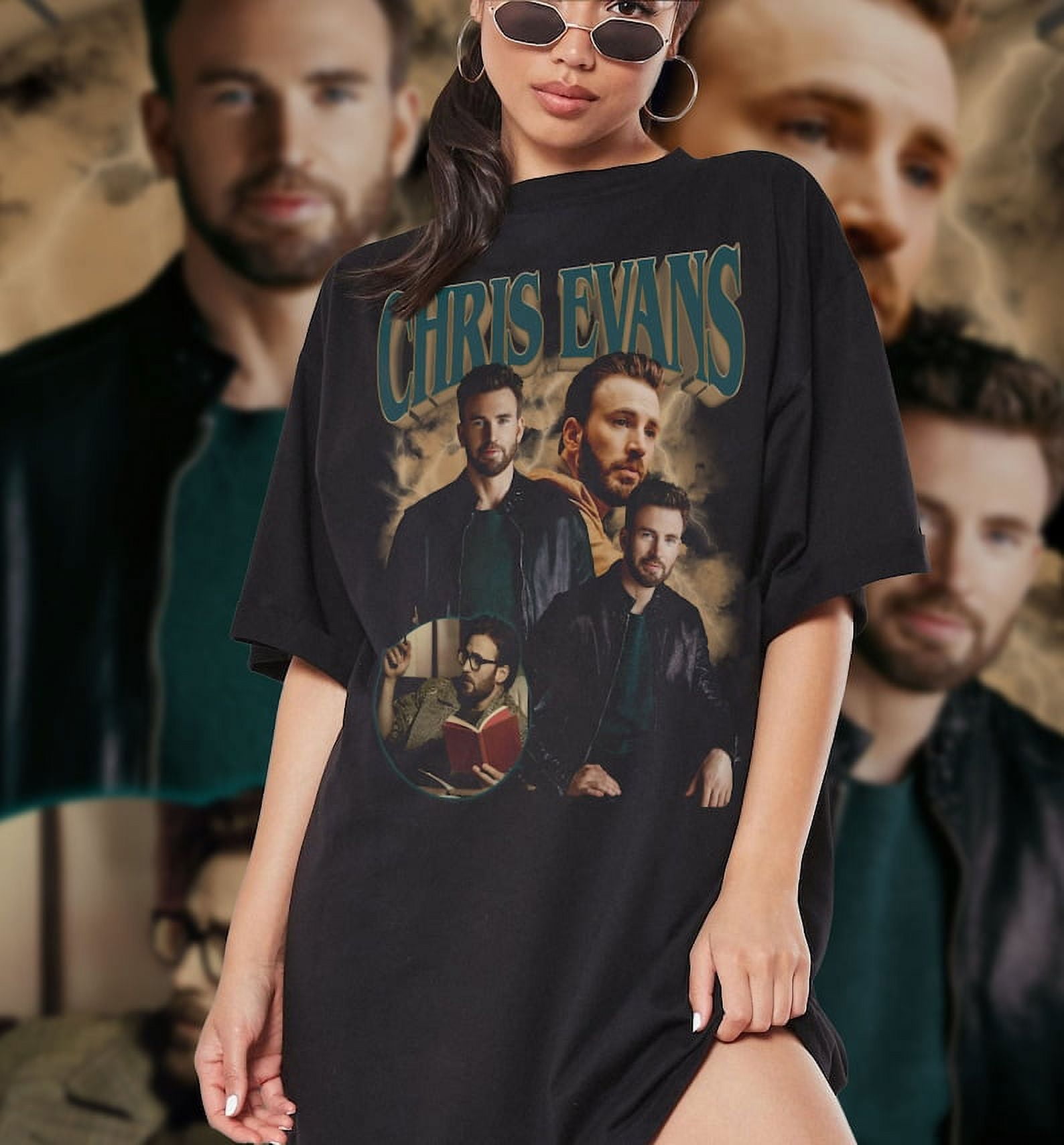 Retro Chris Evans Shirt -Chris Evans Crewneck,Chris Evans ,Chris Evan T ...