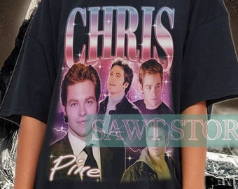Retro Chris Pine Shirt, Chris Pine Merch, Chris Pine Movie Tees ...