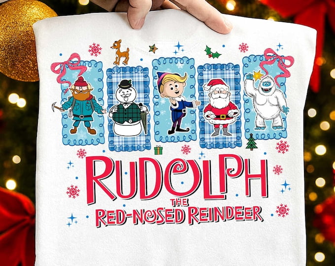 Retro Christmas Cartoon Friends , 90 s Christmas , Snow Holiday , Cute ...