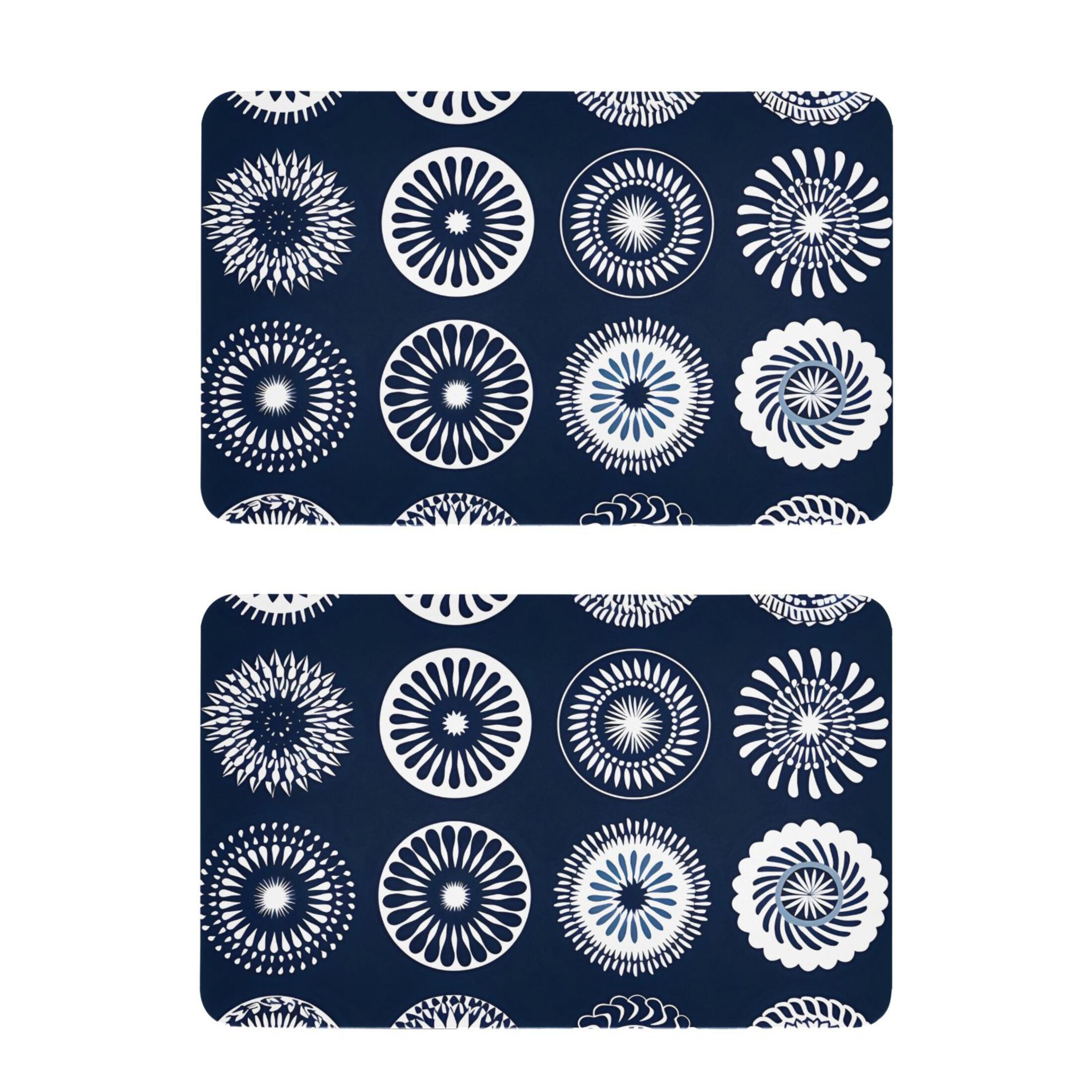 Retro Circle Print Fridge Magnetic Sticker Refrigerator Magnets Kitchen ...