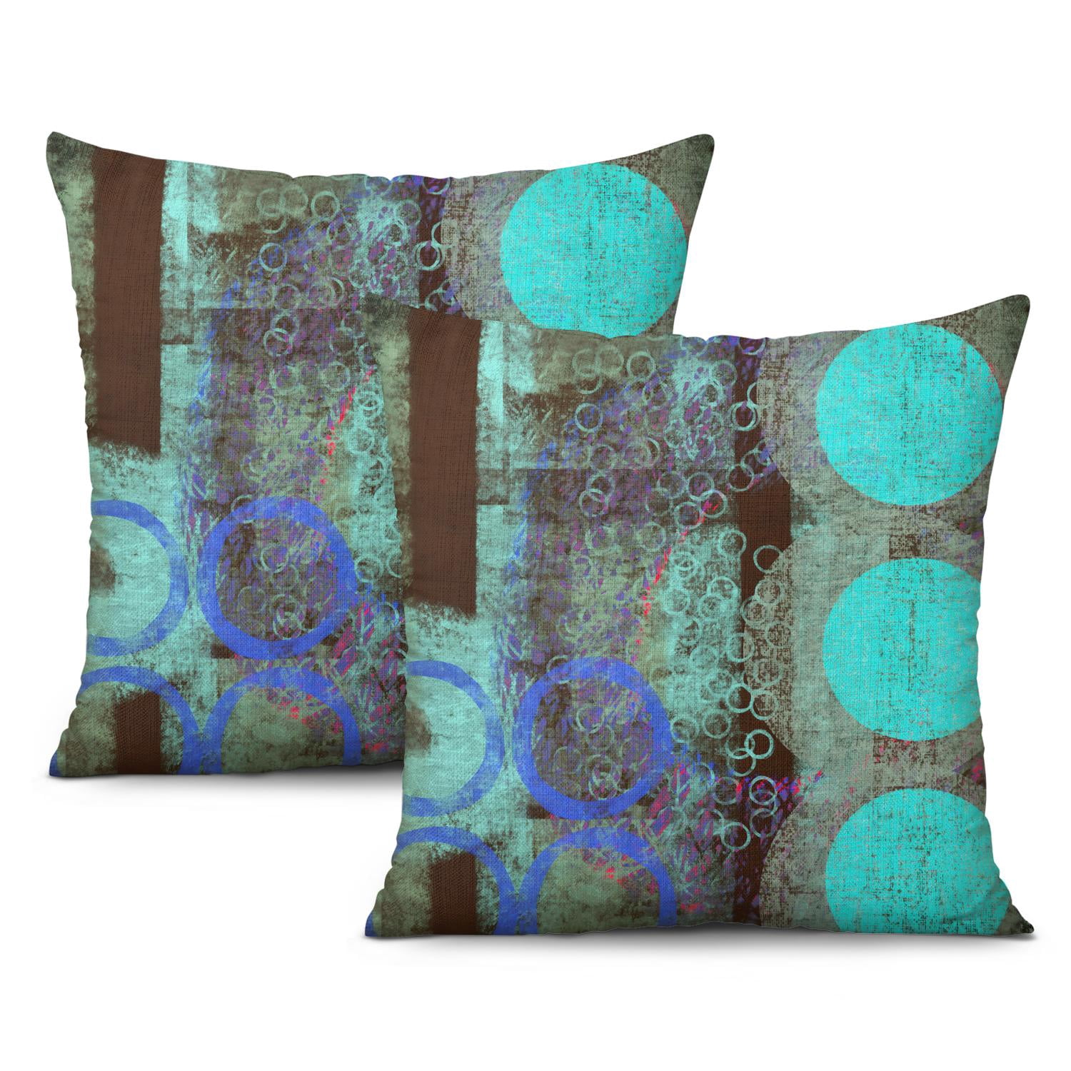 Retro Circular Geometry Pillow Covers - Add a Bold, Artistic Touch to ...