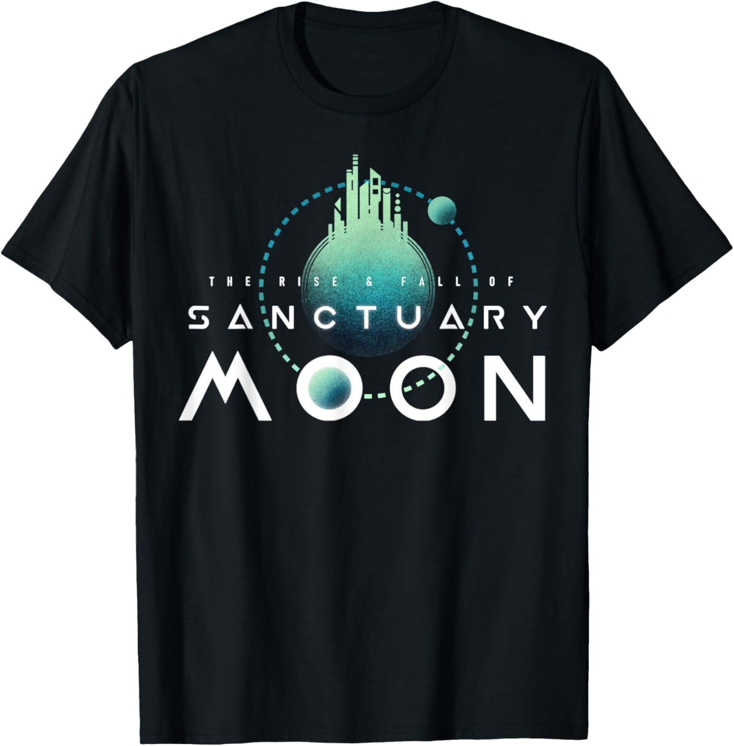 Retro City Moon The Rise Fall Of Sanctuary Space Universe T-Shirt - Walmart.com