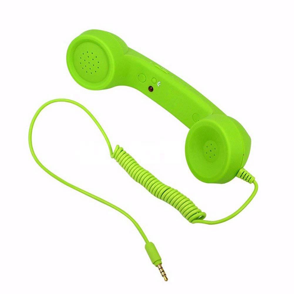Retro Classic 3.5 mm Telephone Handset Mini Mic Phone Call Receiver For ...