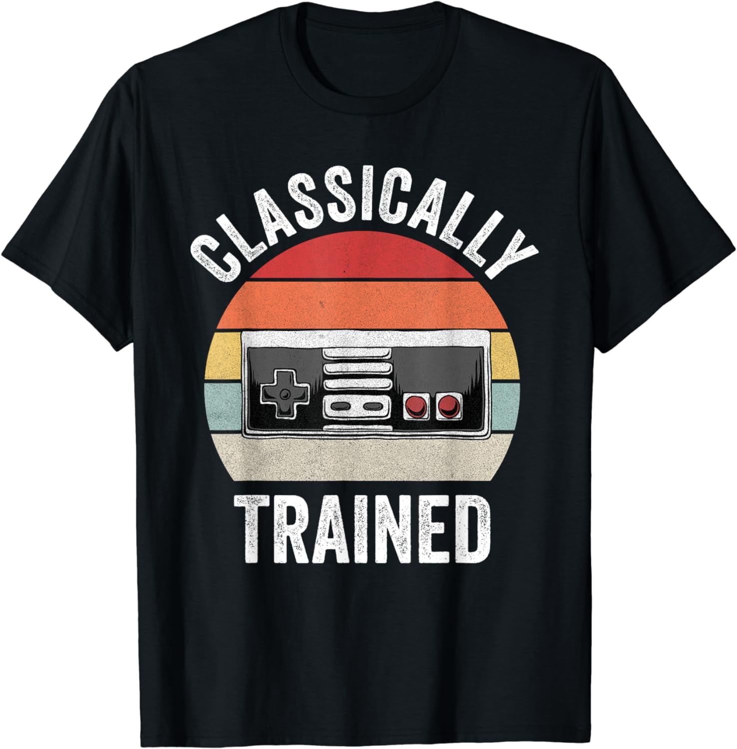 Retro Classically Trained Shirt Vintage Video Gamer Gaming T-Shirt ...