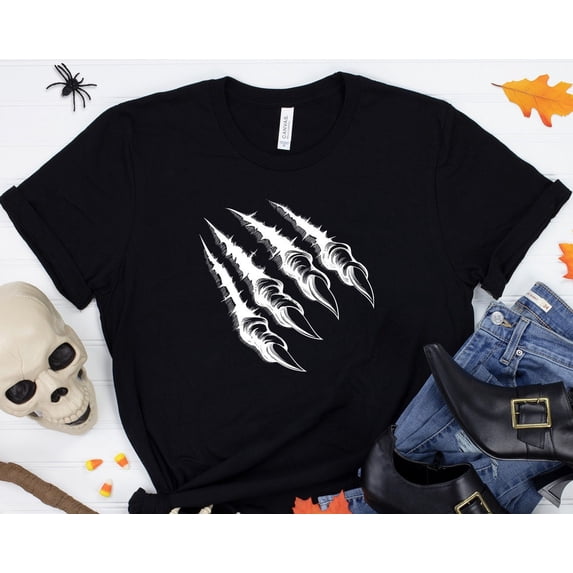 Retro Claw T-Shirt: Tiger Paw Graphic Tee - Walmart.com