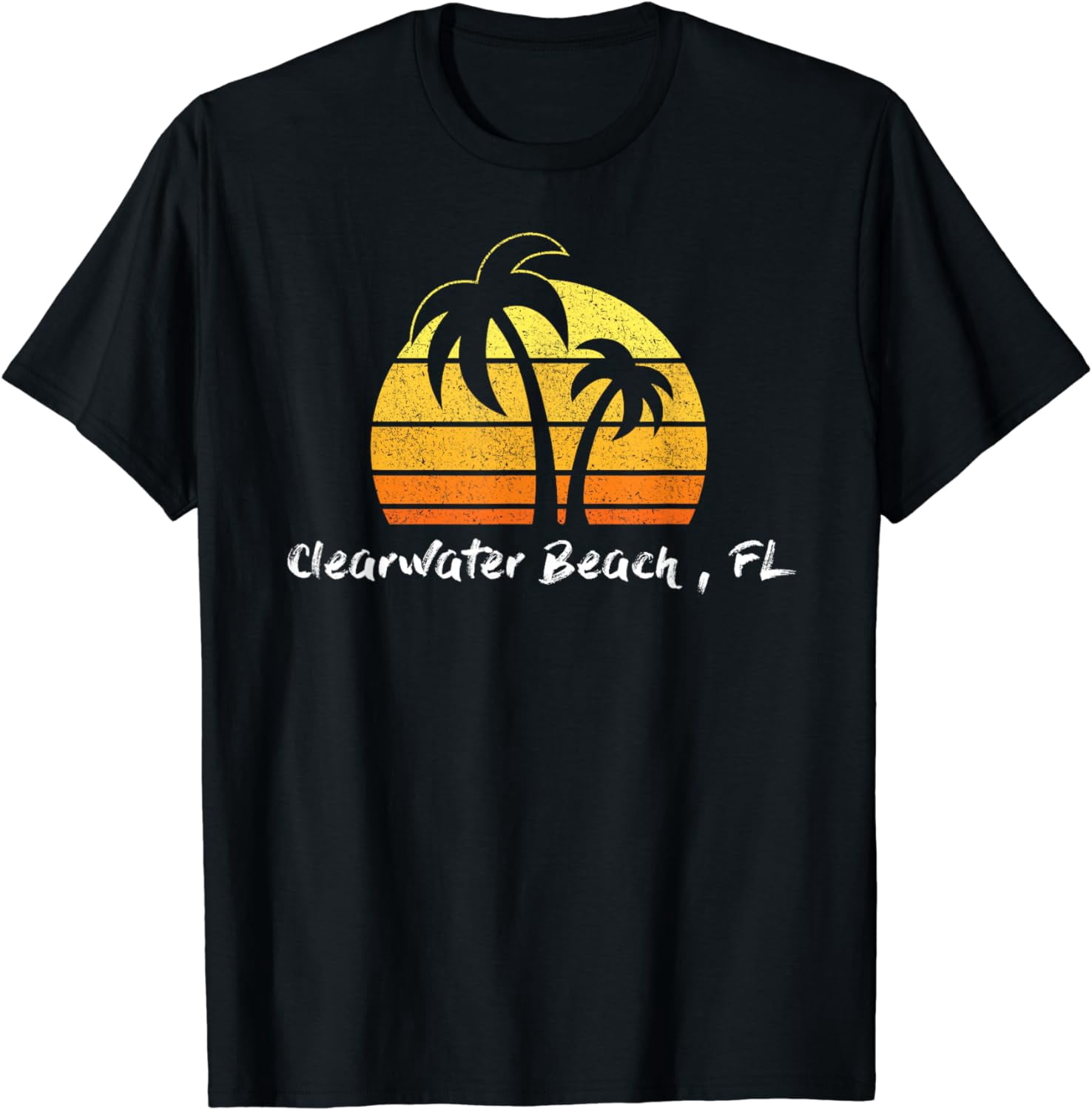 Retro Clearwater Beach T-shirt Florida Beach Shirt - Walmart.com
