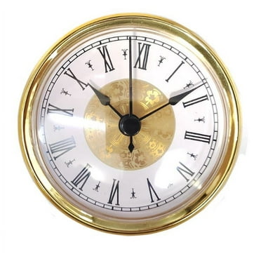 Retro Clock Insert DIY Round Clock Head Simple Inlaid Clock Head with ...