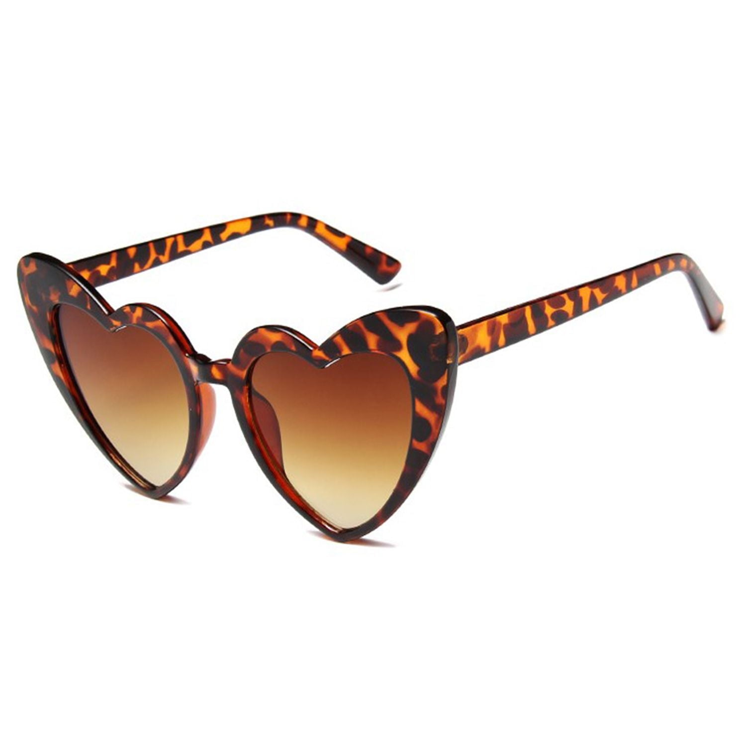 Retro Clout Goggle Love Heart Sunglasses Women UV400 Protection Eyewear ...