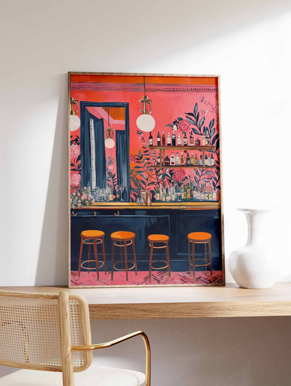 Retro Cocktail Bar Print, Vintage Cocktail Poster, Food And Drink Art ...