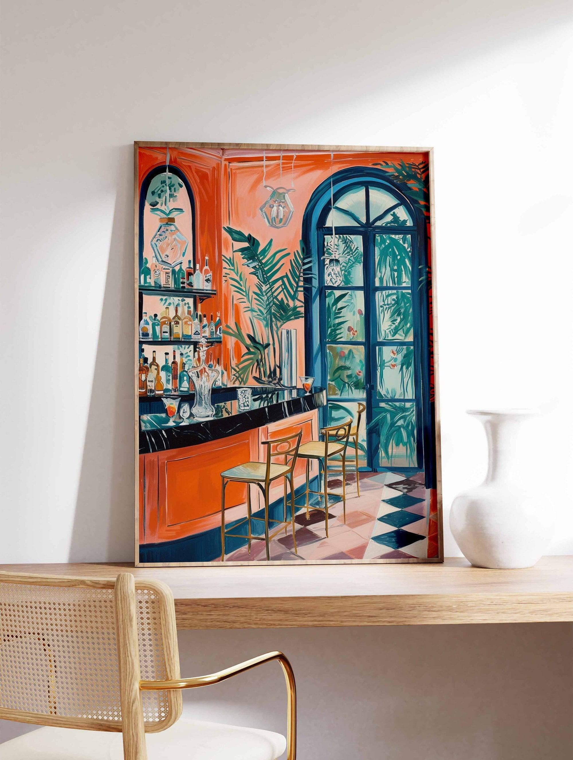 Retro Cocktail Bar Print, Vintage Cocktail Poster, Food and Drink Art ...