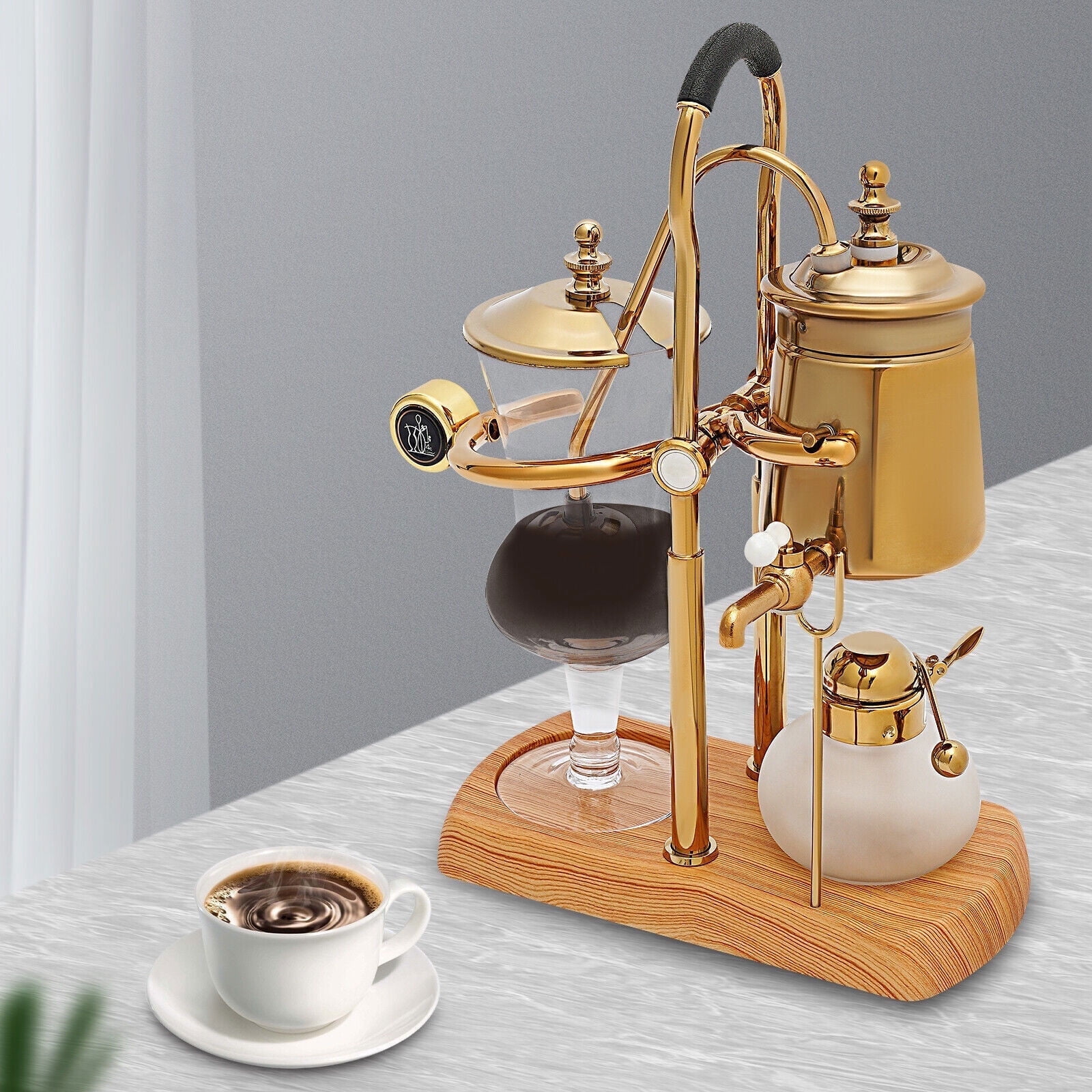 Retro Coffe Maker Belgian Belgium Luxury Royal Family Balance Syphon ...