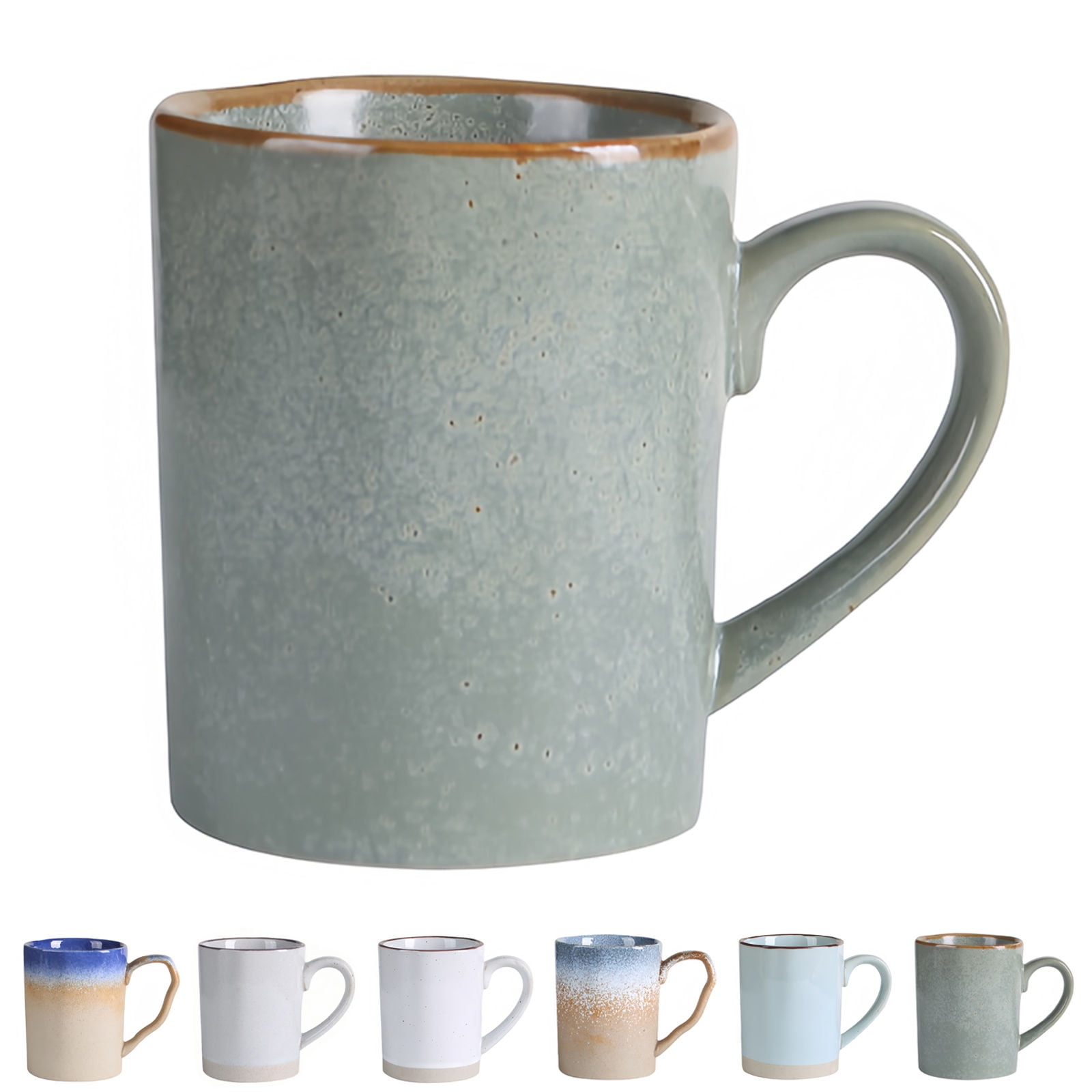 Retro Coffee Cup,Ceramic Mug Porcelain Cup 350ml 12oz-B - Walmart.com