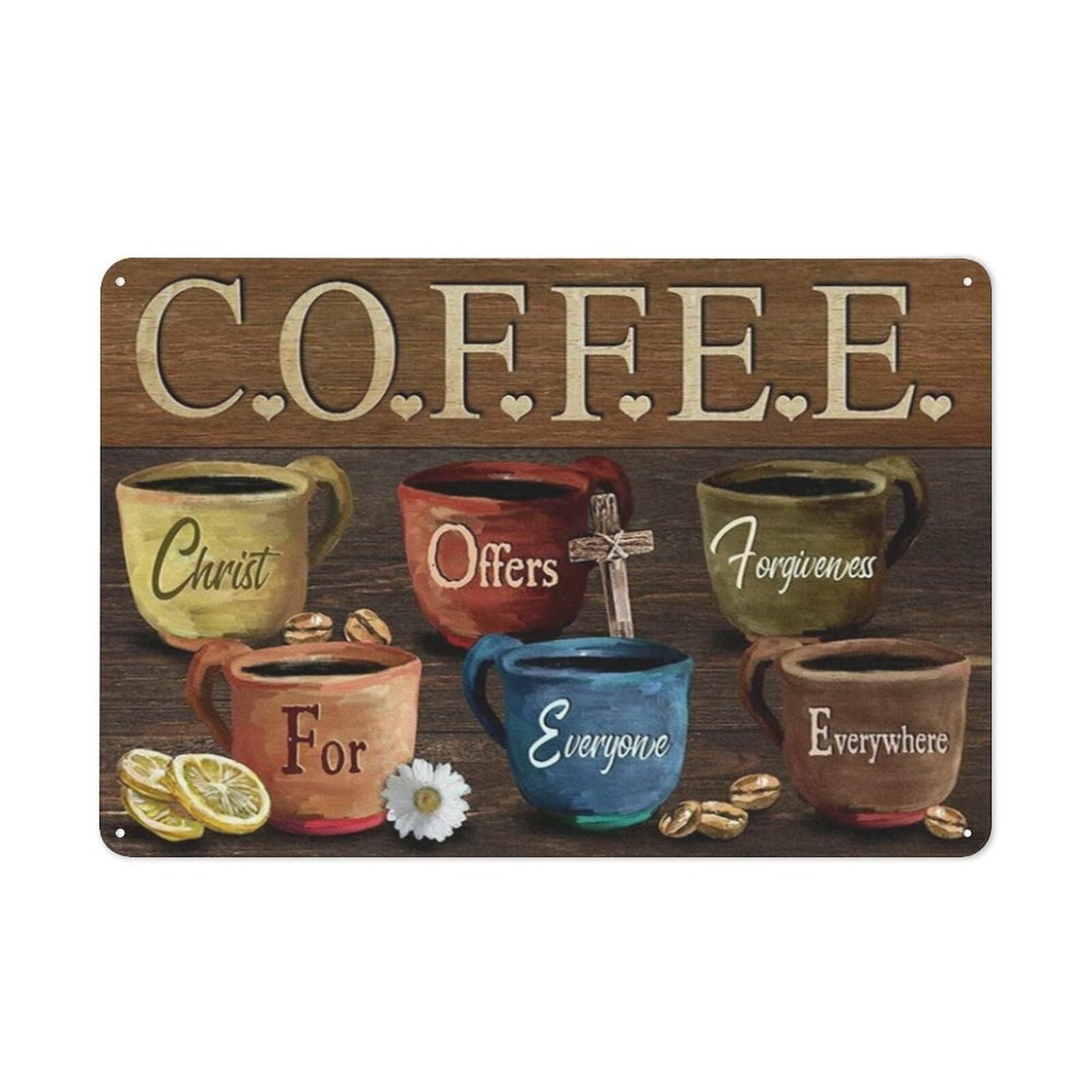 Retro Coffee Cups Coffee Christ Offers Forgiveness For Everyone ...