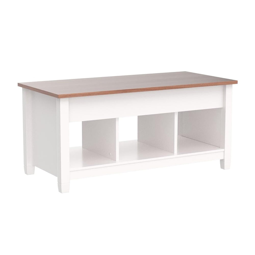 Retro Coffee Table, Central Table with Hidden Storage Compartment ...