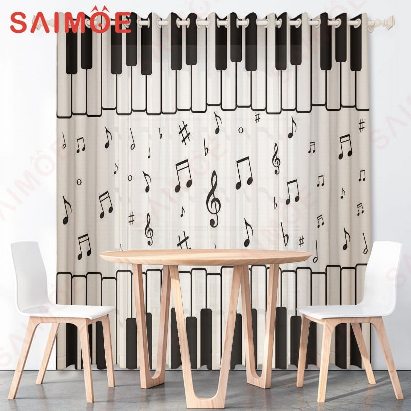 Retro Colorful Happiness of the Source Fabric Curtains By Meters White ...