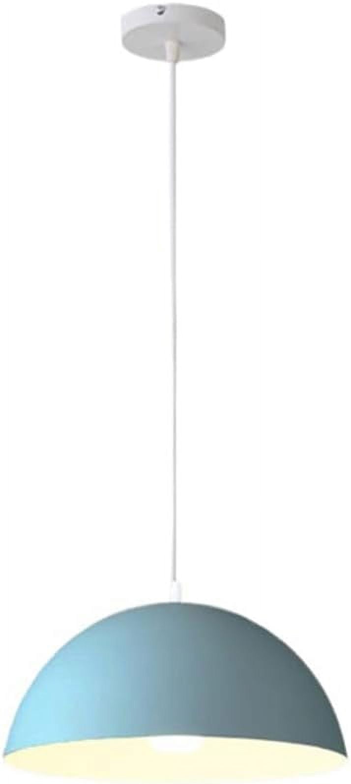 Retro Colorful Semicircle Metal Pendant Lighting for Dining Room ...