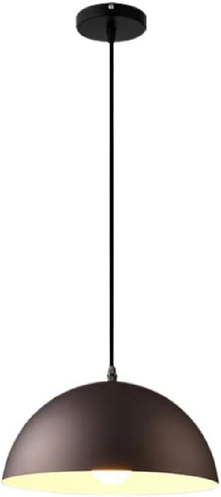 Retro Colorful Semicircle Metal Pendant Lighting for Dining Room ...