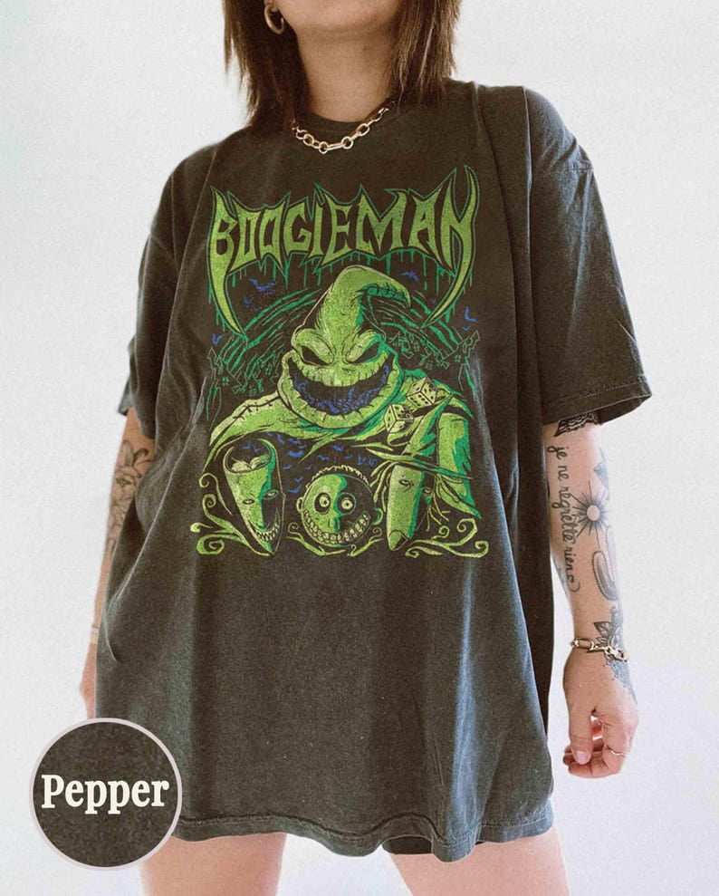 Retro Comfort Colors Boogie Man Shirt, Halloween Boogie T-Shirt, Oogie ...