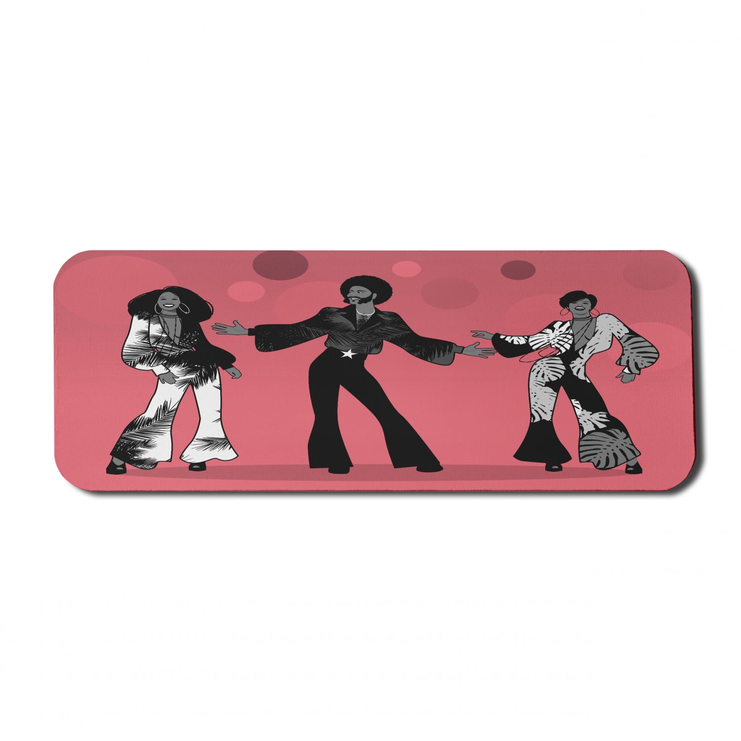 Retro Computer Mouse Pad, Group of 3 Dancing Funk or Disco in Exotic ...