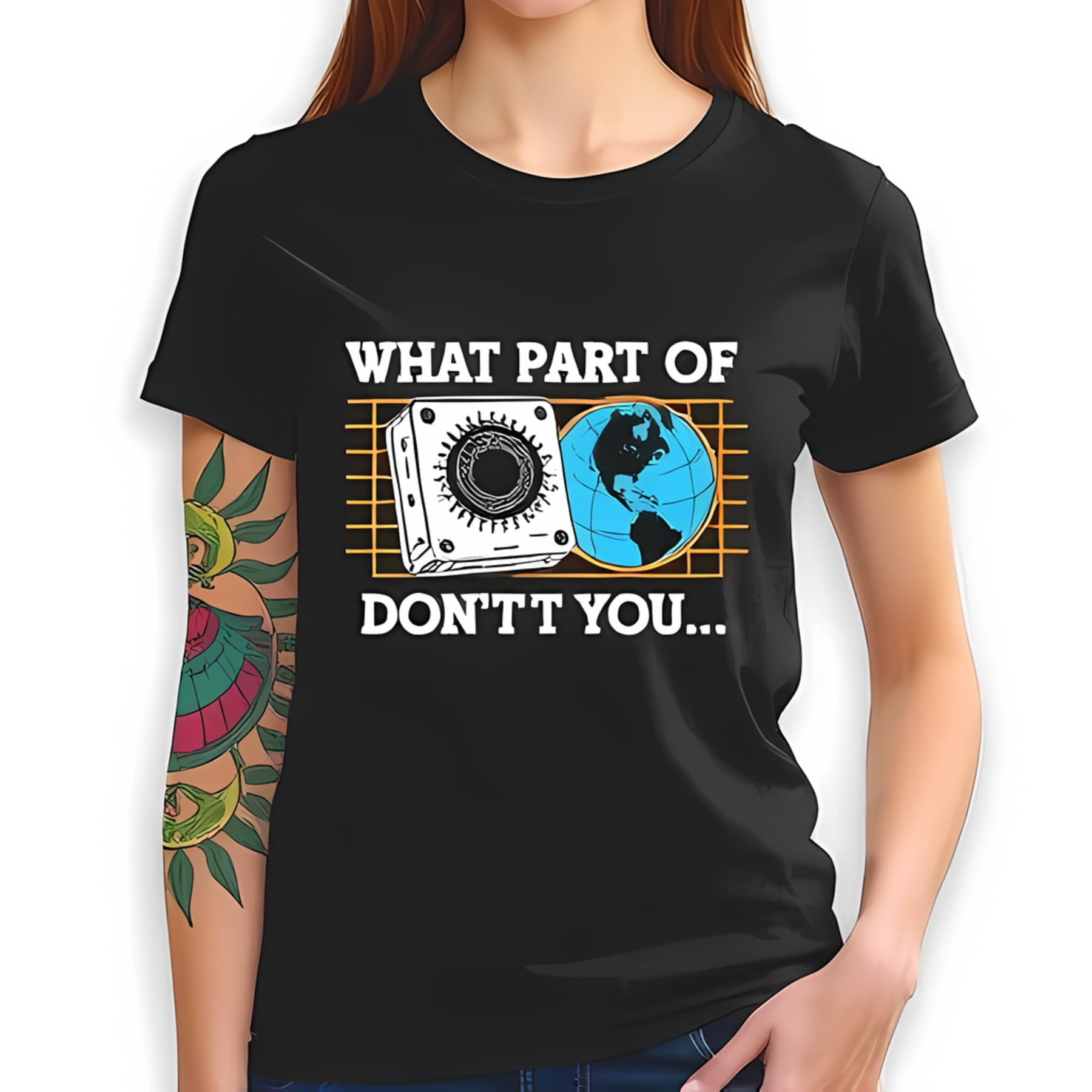 Retro Controller Graphic Cotton Short Sleeve T-Shirt - 80s 90s Pixel ...