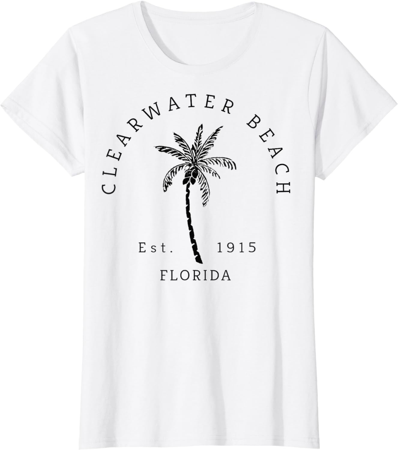 Retro Cool Clearwater Beach Original Florida Beaches T-Shirt - Walmart.com