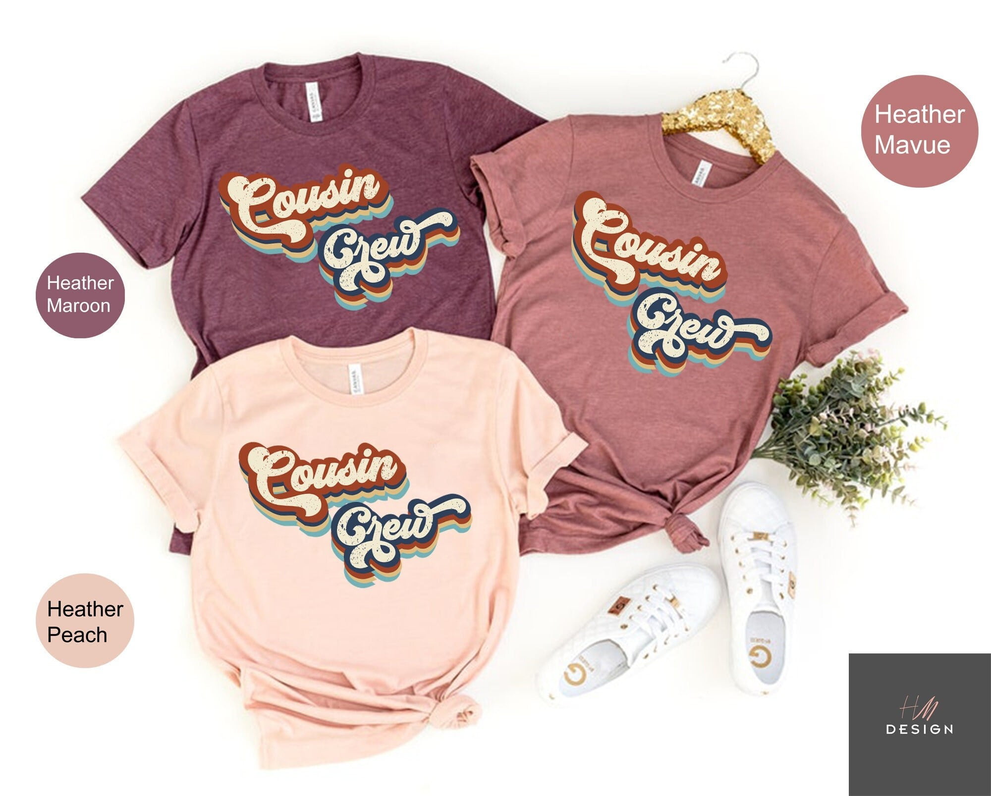 Retro Cousin Crew Shirt, Matching Cousin Shirts, Cousin Squad, Family ...