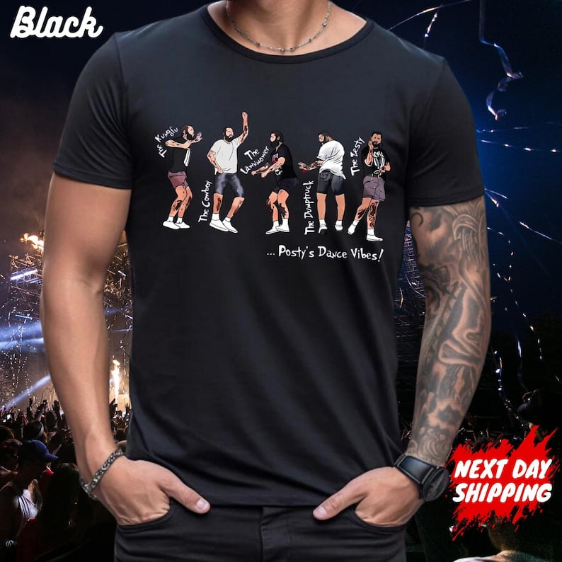 Retro Cowboy Music Graphic Tee, Soft Cotton Unisex Oversized Short ...