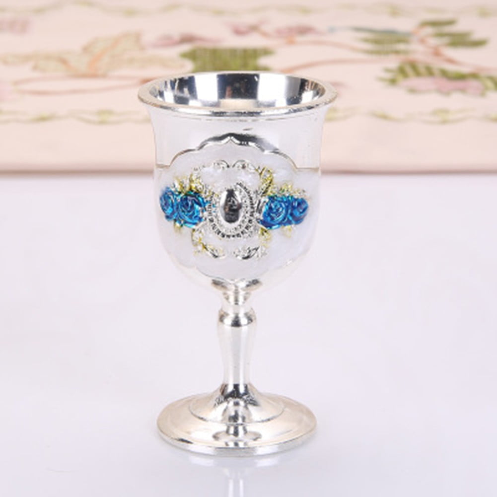 Retro Creative Small Beverage Wine Cup Gold European Style Home Bar ...