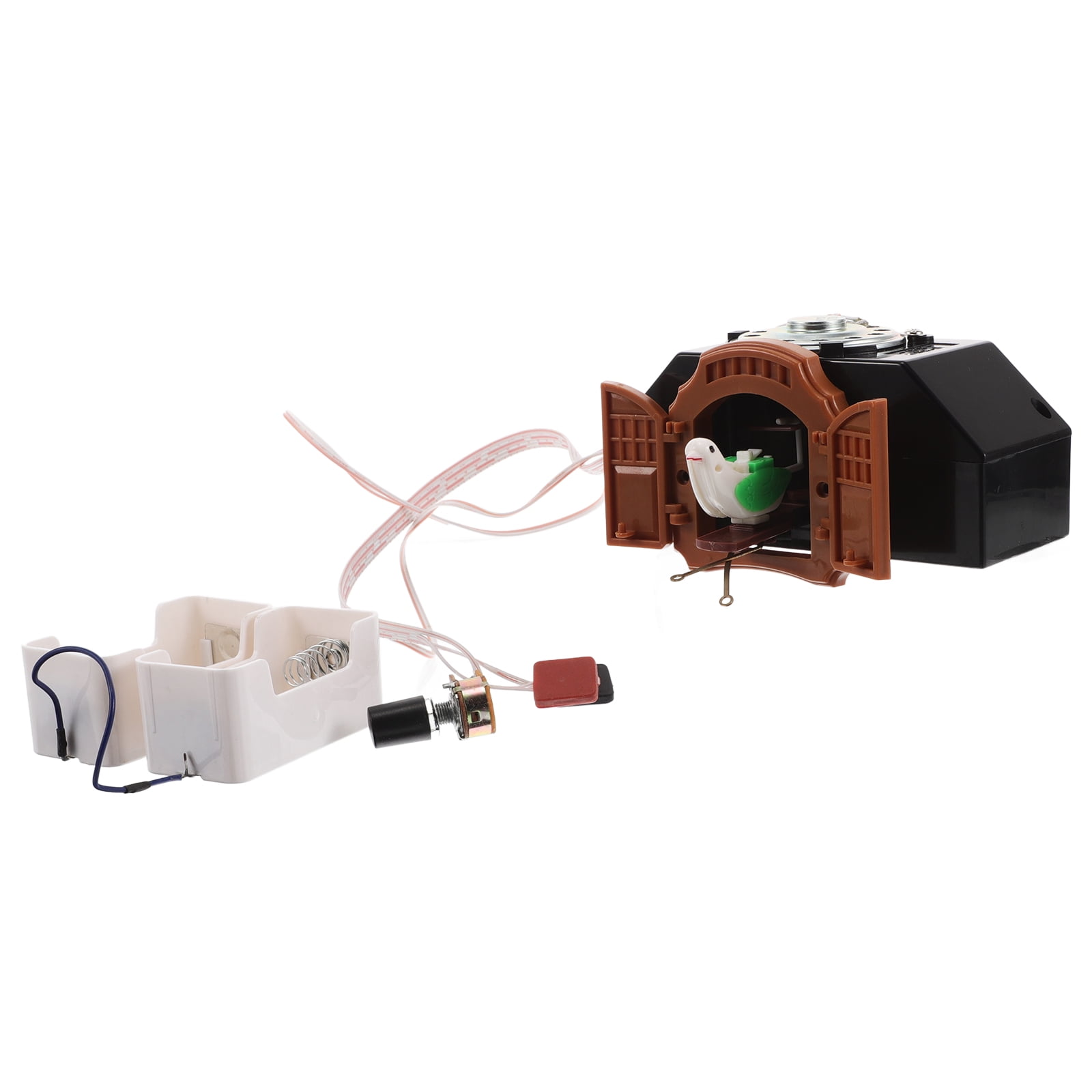 Retro Cuckoo Clock Mechanism Wall-Mounted Wall Clock Silent Movement ...