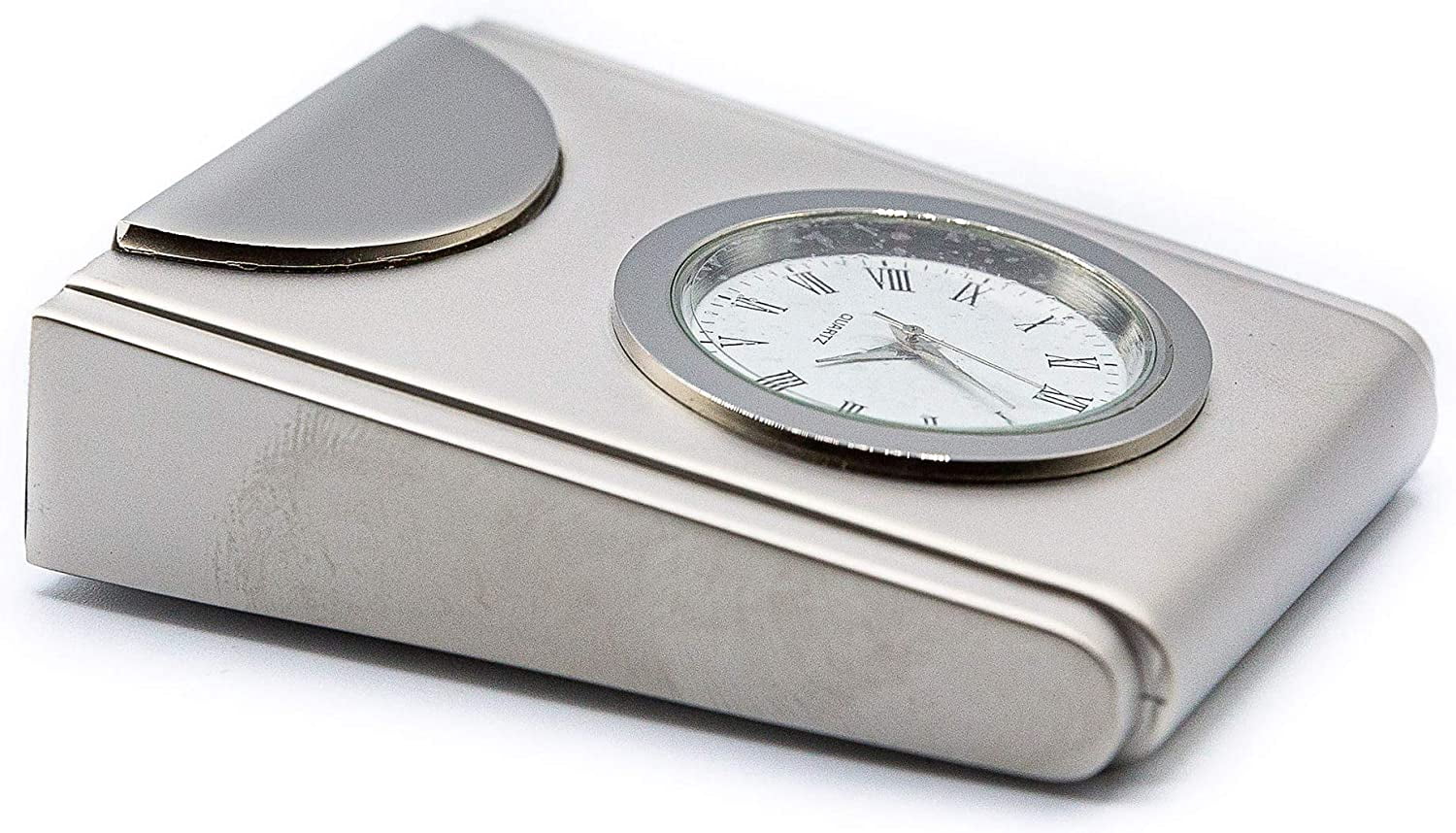 Retro Curve Chrome-Plated Table Desk Clock - Walmart.com