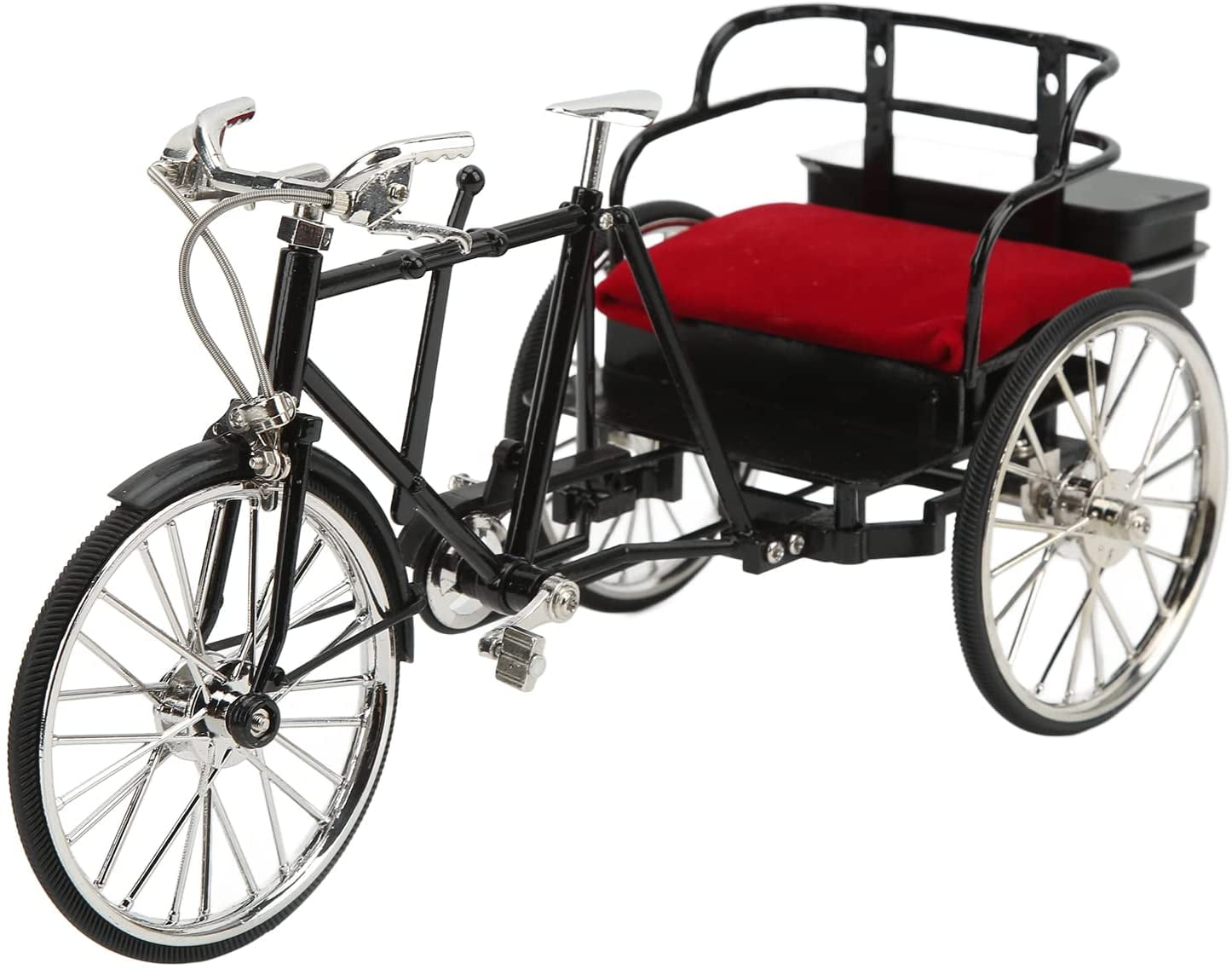 Retro Cycle Rickshaw Model Beautiful Easy Assembly Vintage Bike Model ...