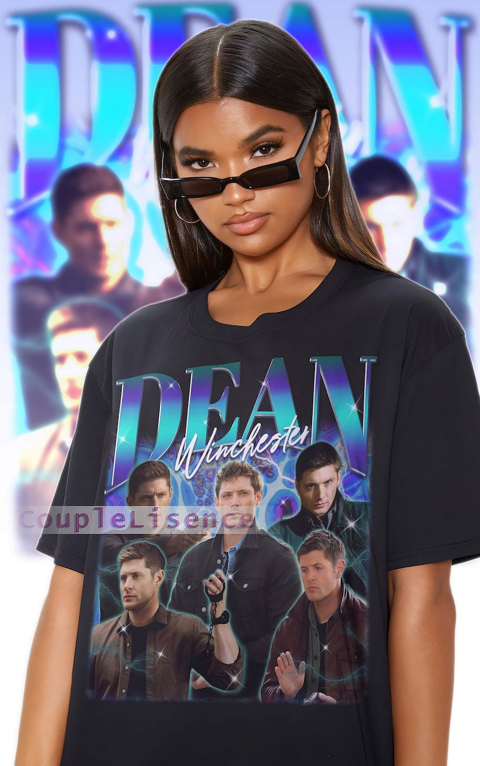 Retro DEAN WINCHESTER Tee | Winchester Fan Tees | Dean Winchester ...