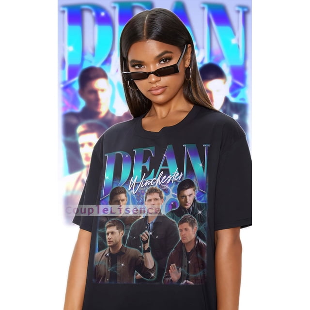 Retro DEAN WINCHESTER Tee | Winchester Fan Tees | Dean Winchester ...