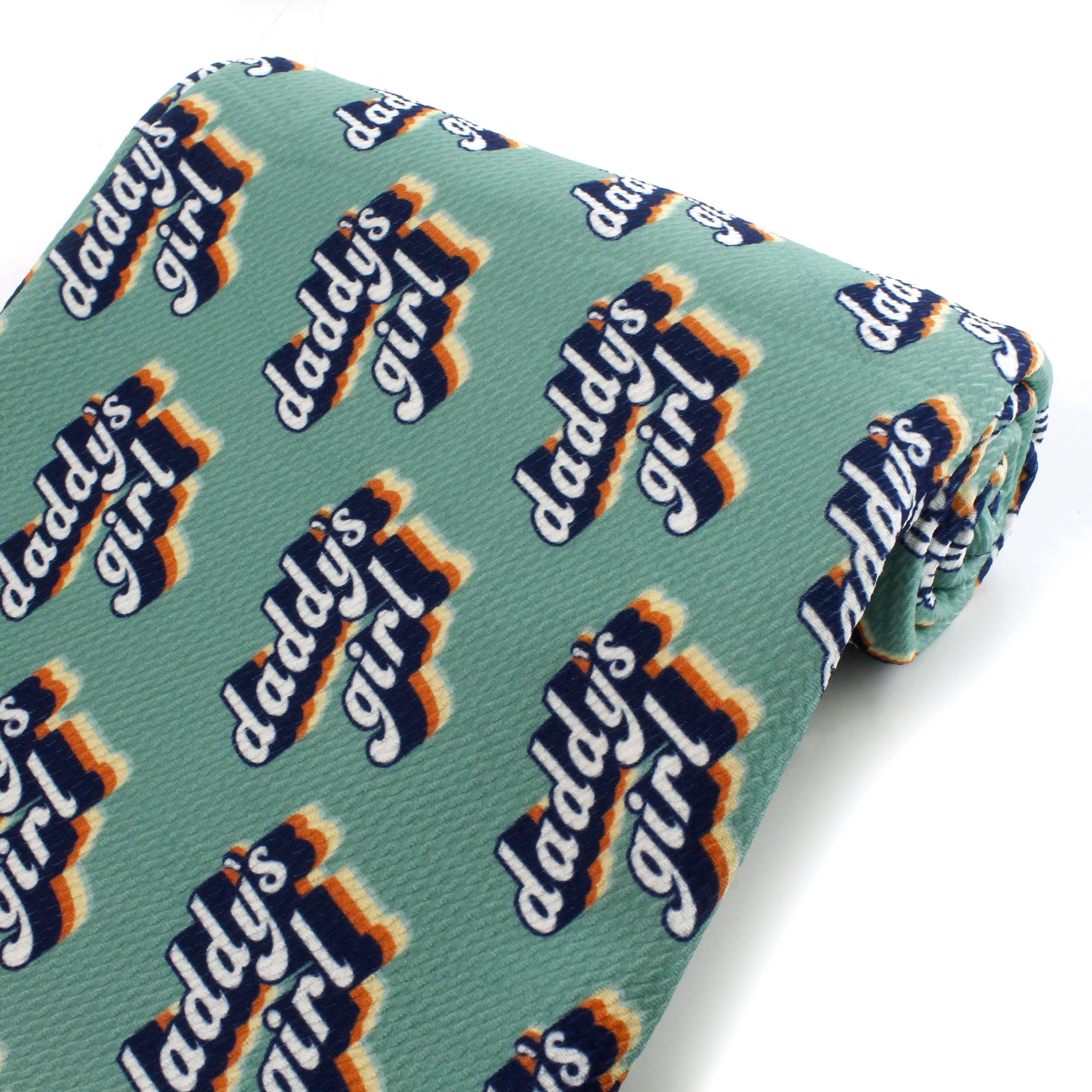 Retro Daddy's Girl Bullet Fabric 6" Strip - Walmart.com