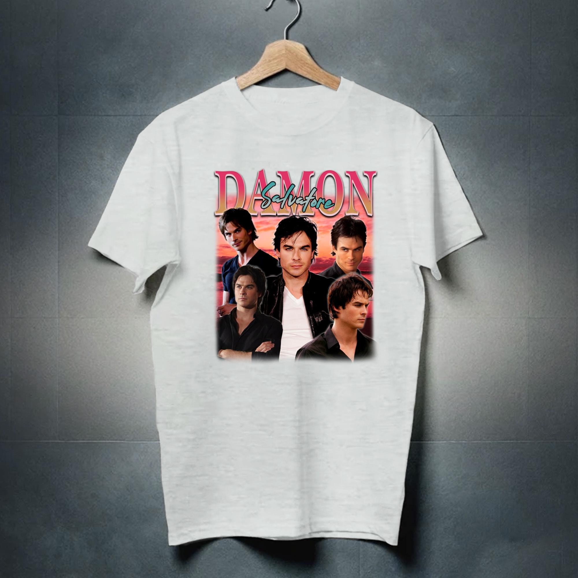 Retro Damon Salvatore Shirt-Damon Salvatore Sweatshirt, Damon Salvatore ...