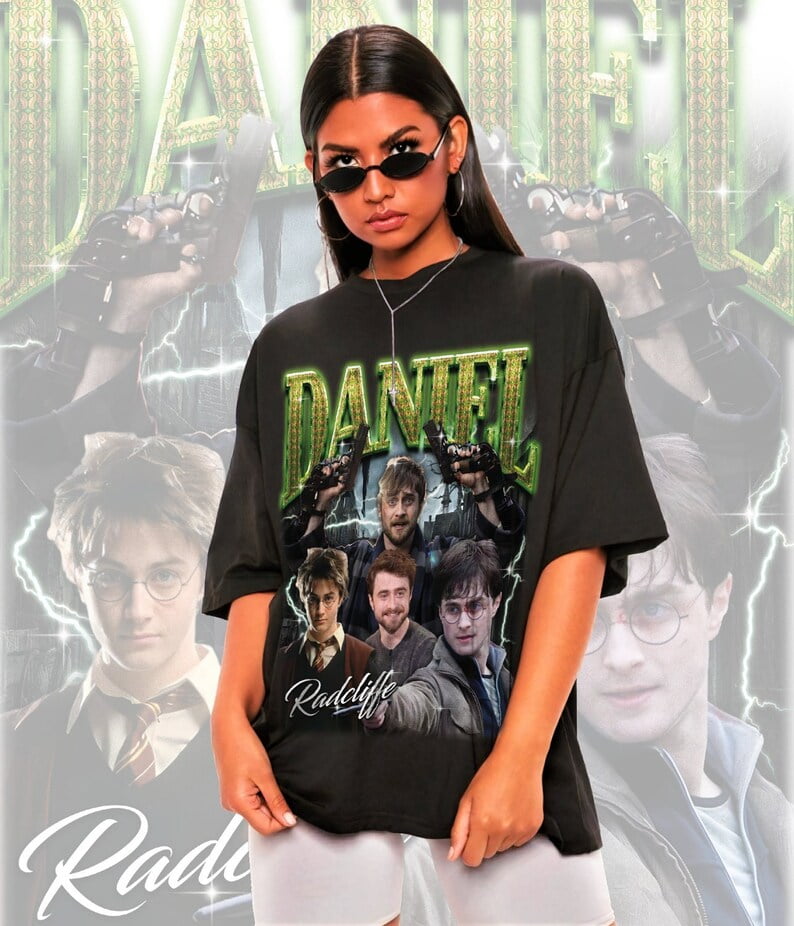 Retro Daniel Radcliffe Shirt -Daniel Radcliffe Tshirt,Daniel Radcliffe ...