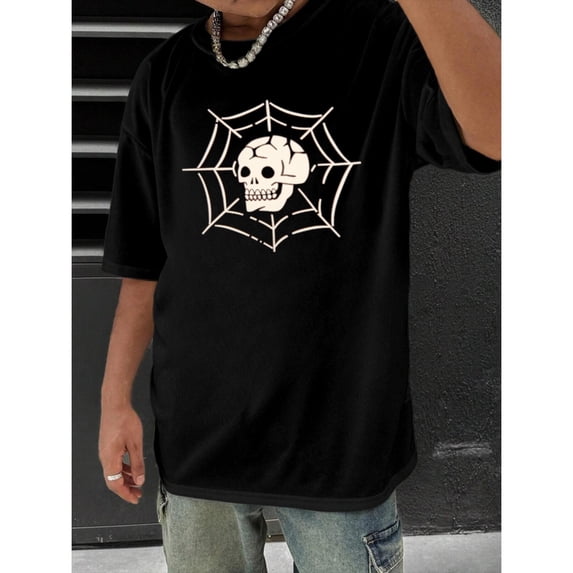 Retro Dark Tee. Combines Skull Art + Web Theme. Must - Have For Alt ...