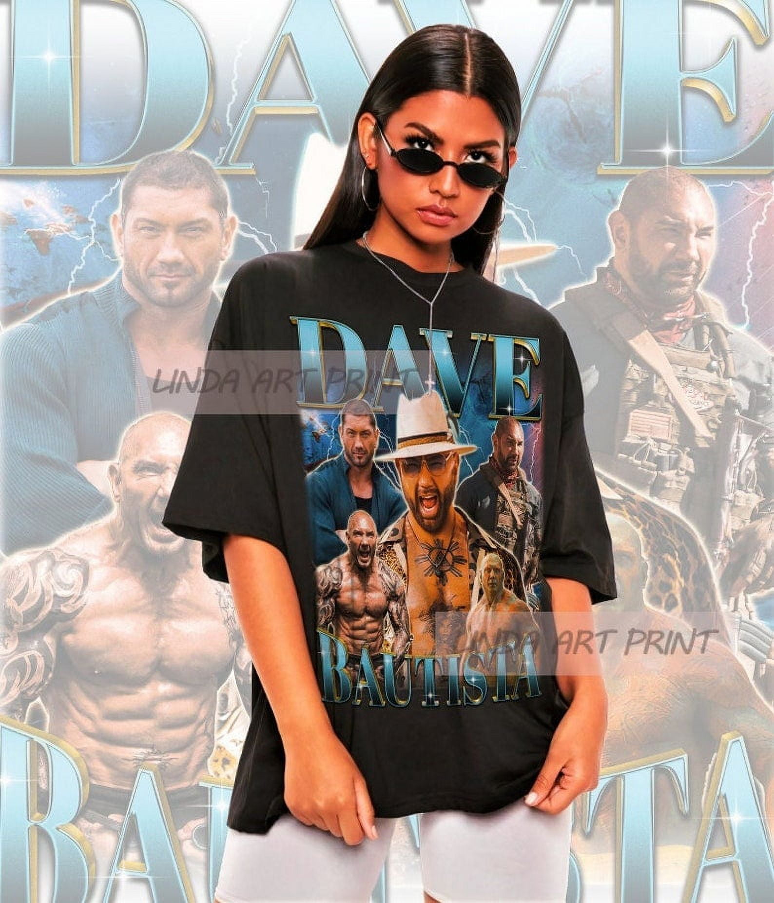 Retro Dave Bautista Shirt - Dave Bautista Tshirt,Dave Bautista T shirt ...
