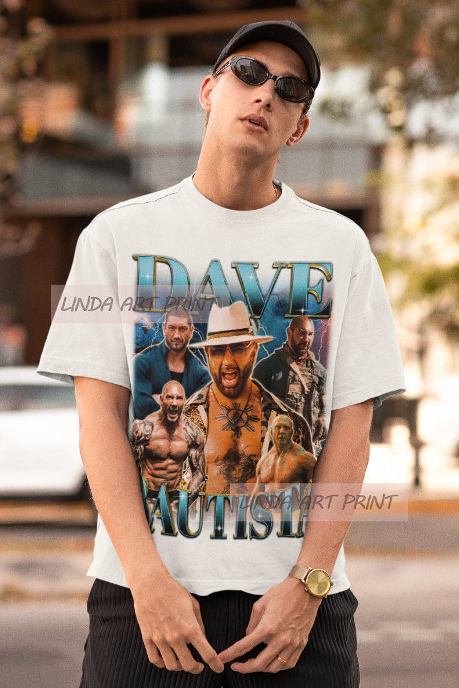 Retro Dave Bautista Shirt - Dave Bautista Tshirt,Dave Bautista T shirt ...