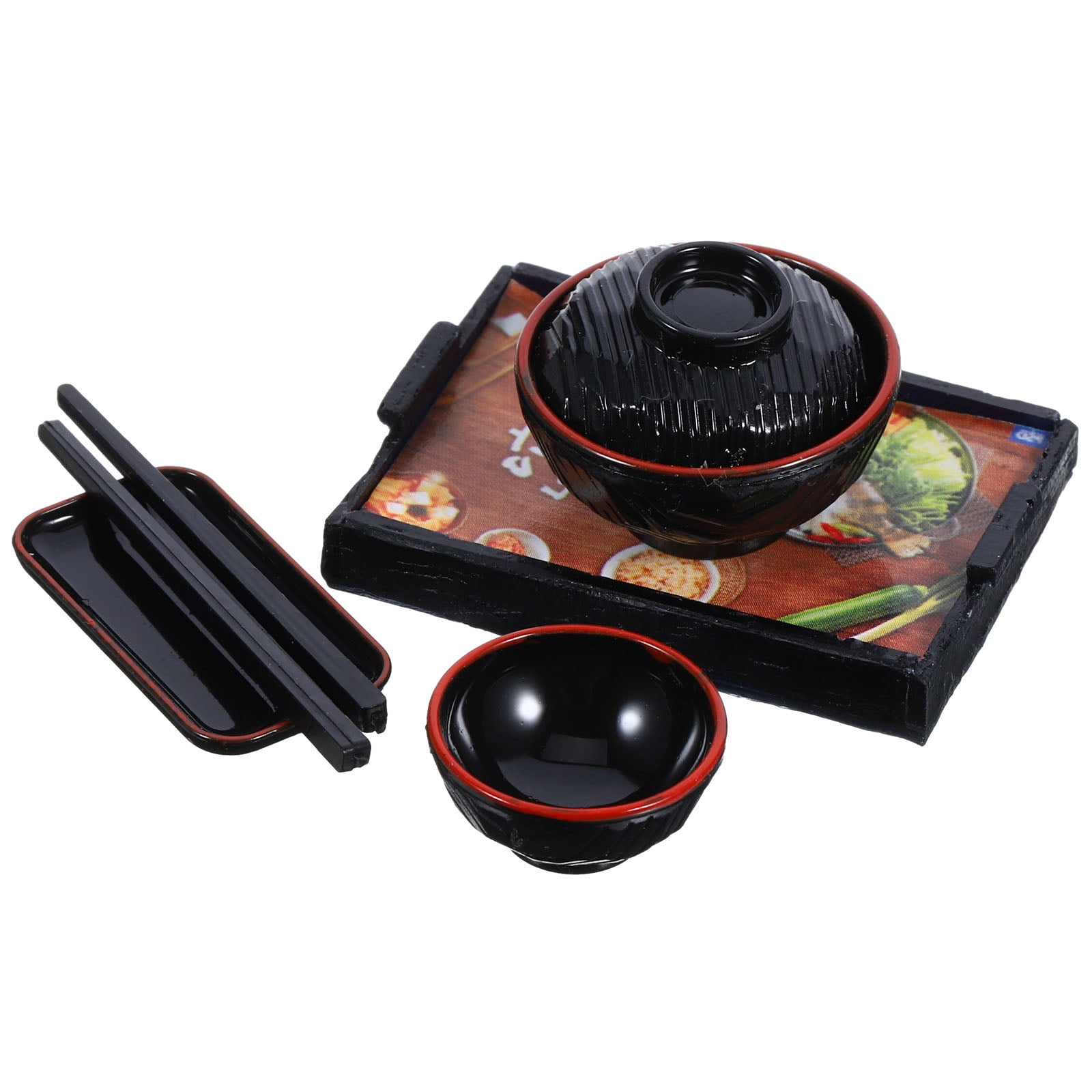 Retro Decor Dinnerware Miniature Tableware Japanese Doll House ...