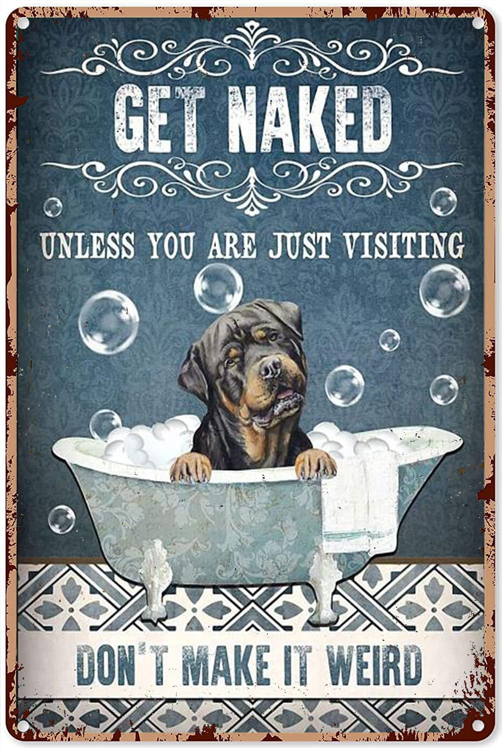 Retro Decor Kitchen Donkey Get Naked Unless You are Just Visiting Don't ...