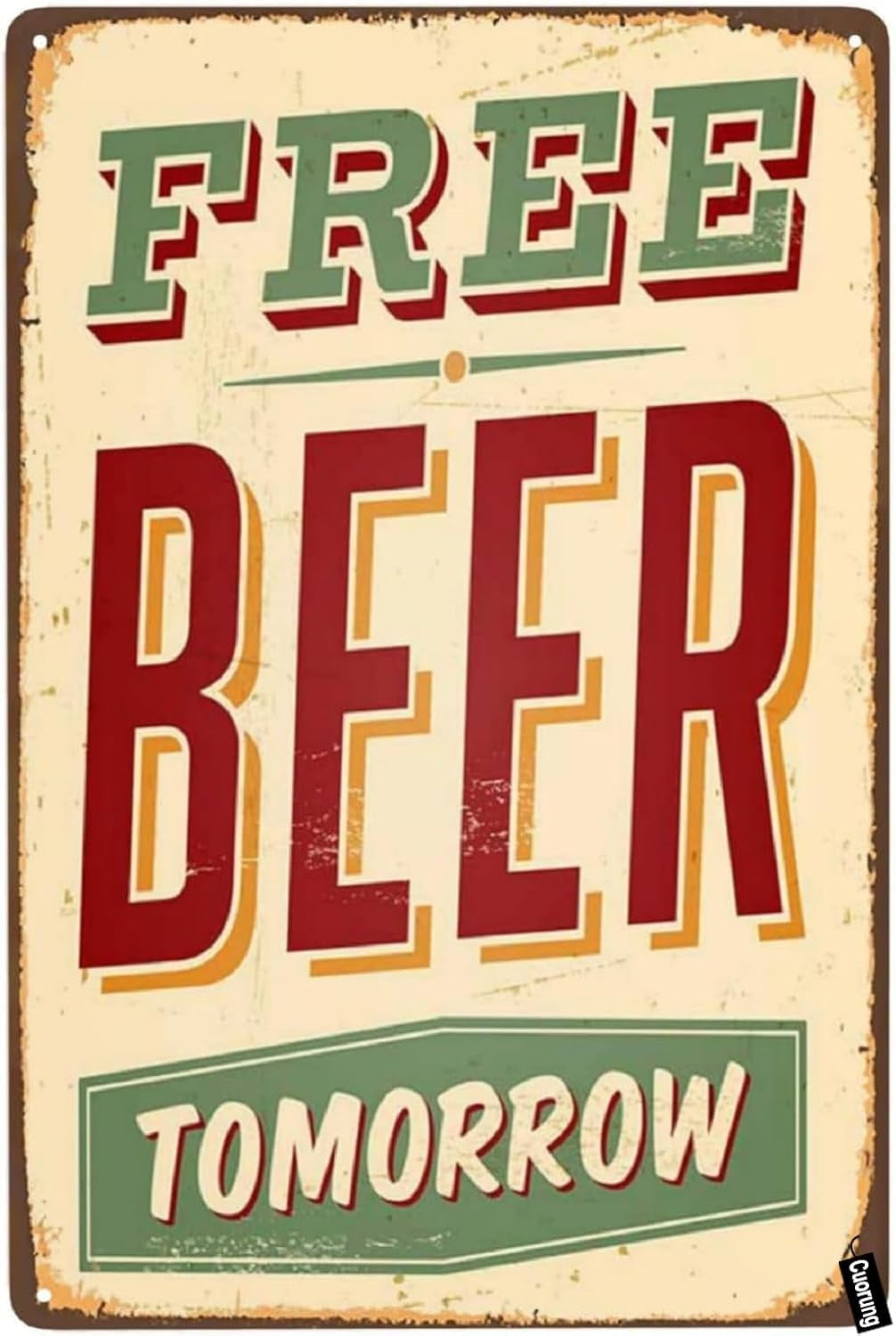 Retro Decor Tin Signs,“Beer Promotion Sign”,for garage,bar,restaurant ...