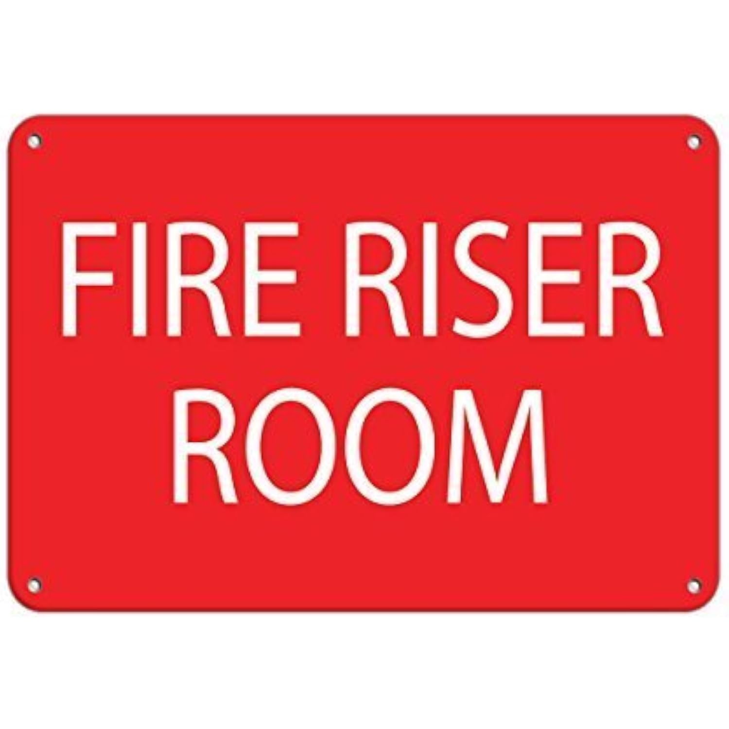 Retro Decor Tin Signs,“Fire Riser Room Sign”,for garage,bar,restaurant ...