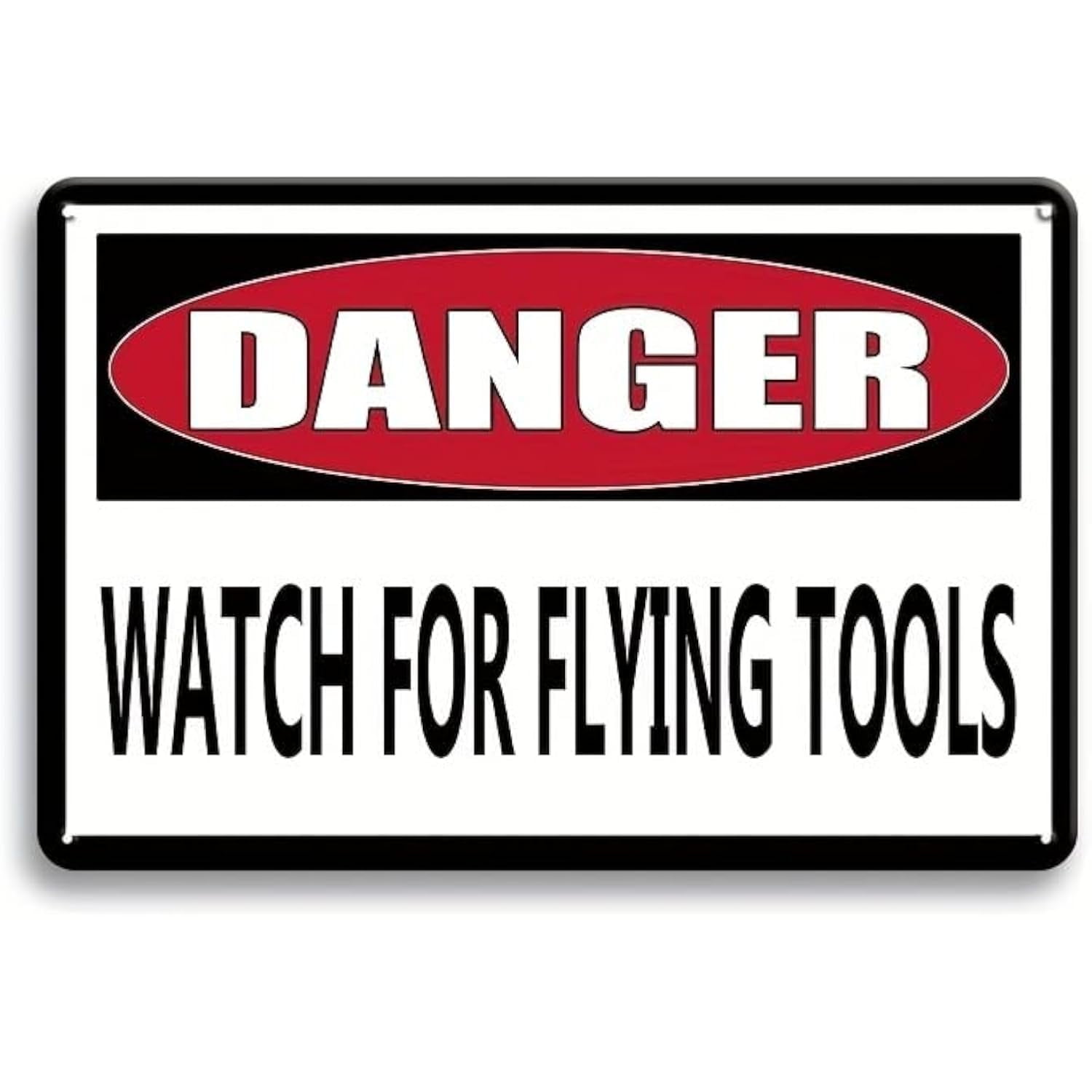 Retro Decor Tin Signs,“Tool - safety Caution Sign”,for garage,bar ...