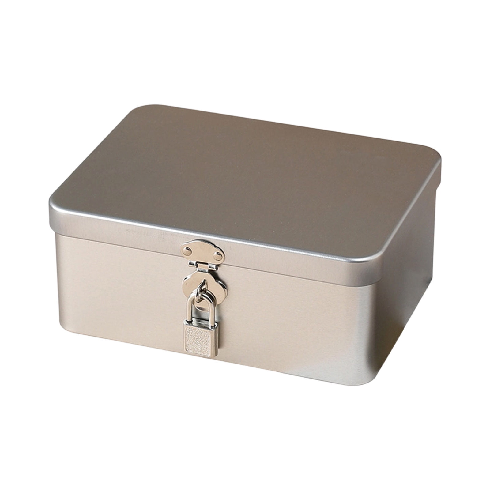 Retro Decorative Metal Storage Box With Lock for Jewelry Documents ...