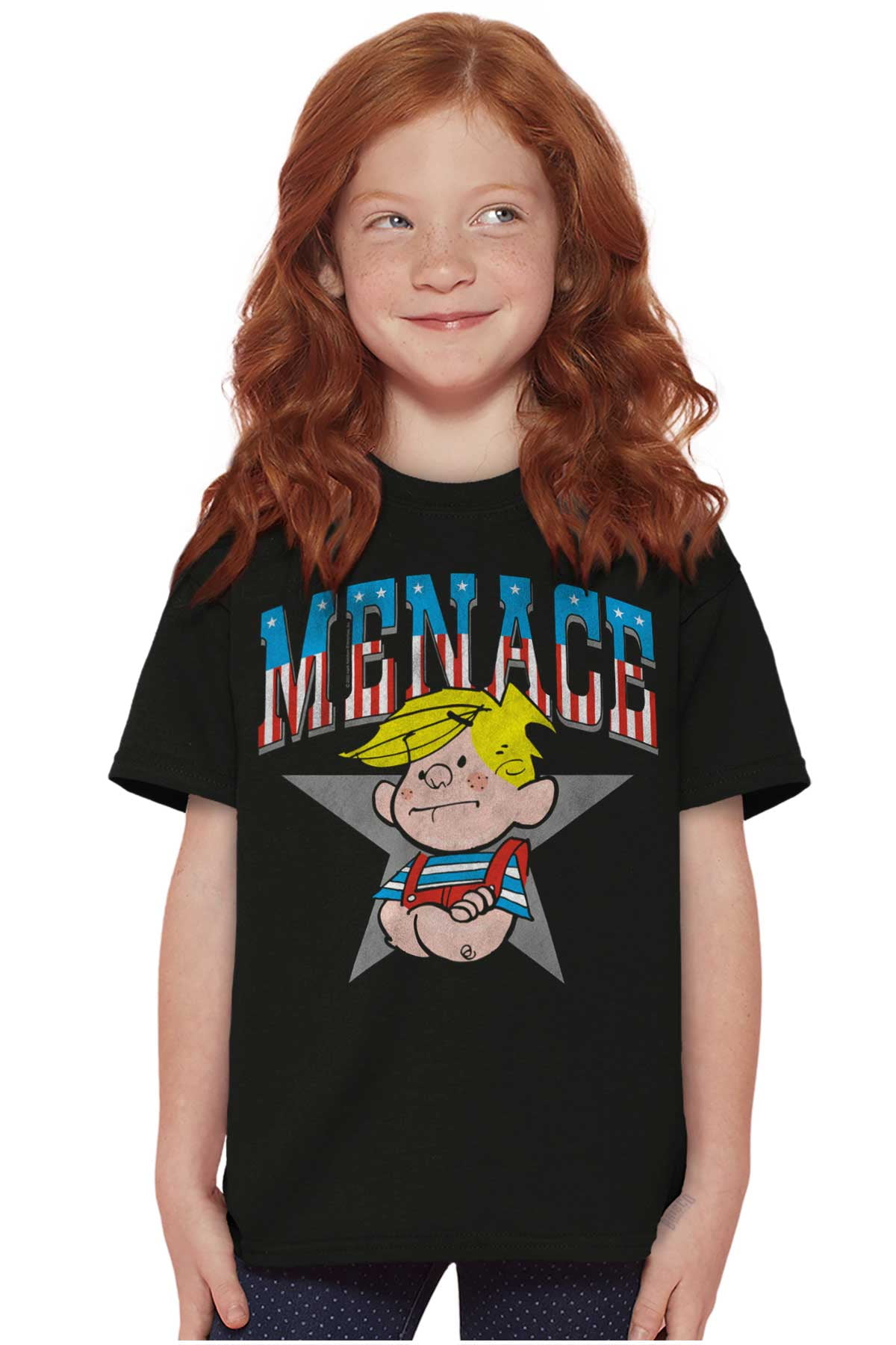 Retro Dennis The Menace American Star Crewneck T Shirts Boy Girl Teen ...