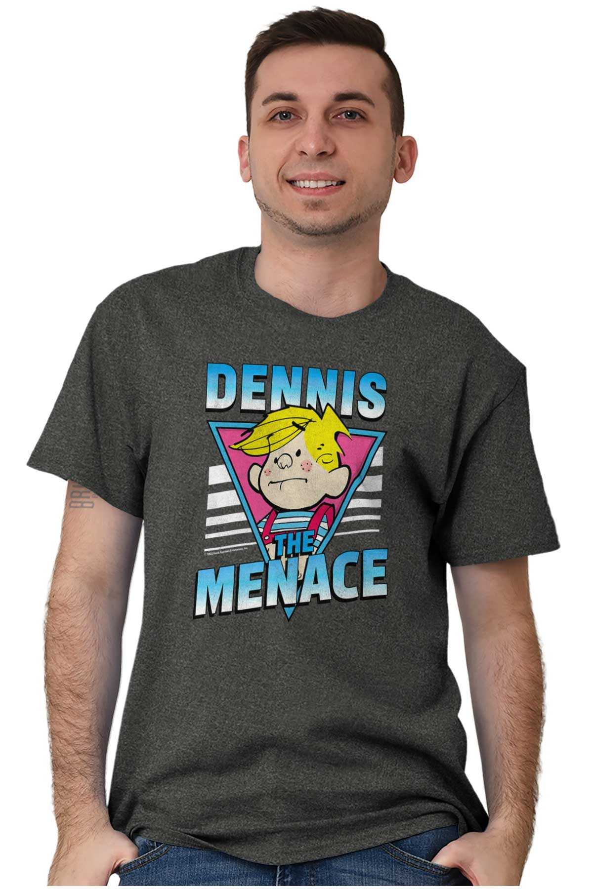Retro Dennis The Menace Cartoon Unisex Plus Size Graphic Tee Brisco ...