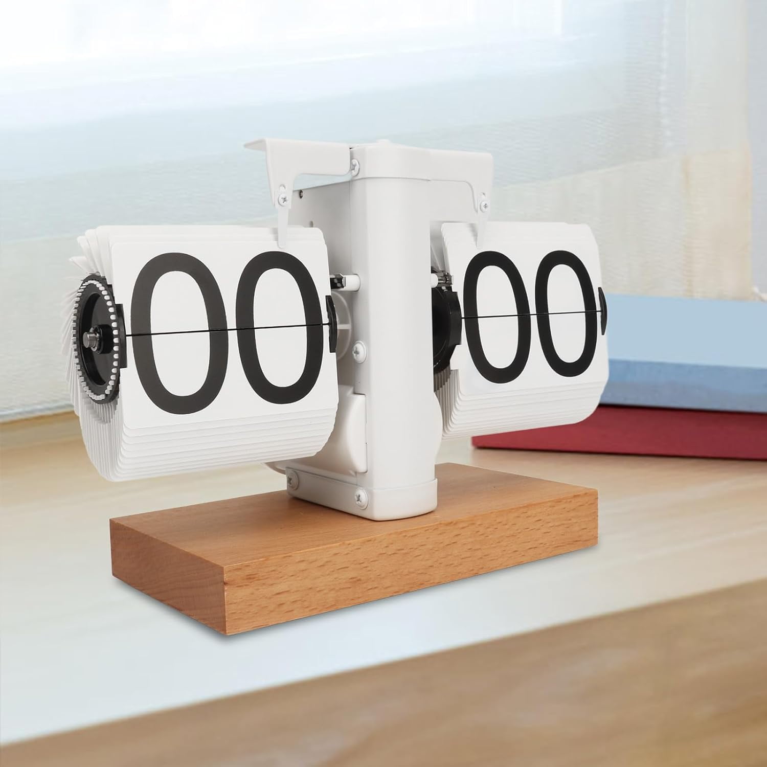 Retro Digital Flip Down Clock, Vintage Mechanical Flip Down Clock, Flip ...