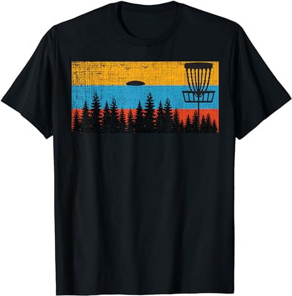 Retro Disc Golf Frolf Frisbee Vintage 70s 80s Style T-Shirt - Walmart.com